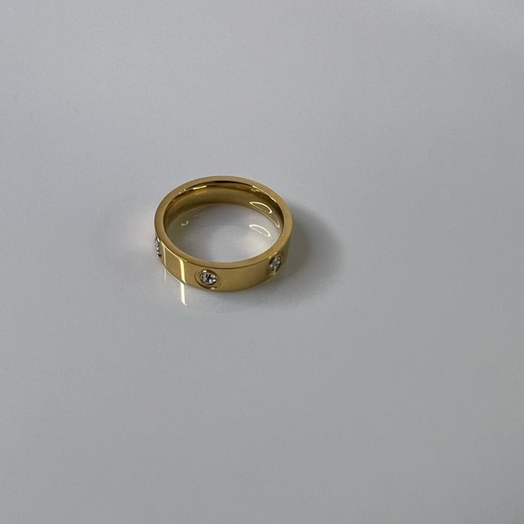 gold plated 18k | Jewelry | Ring C Gold Plated 8k | Poshmark